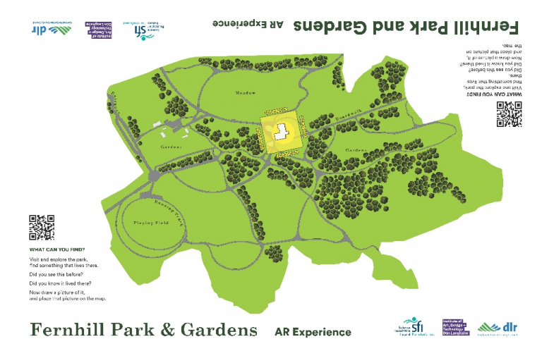 New AR app launched in Dún Laoghaire which explores the future of Fernhill Park - Smart Dublin